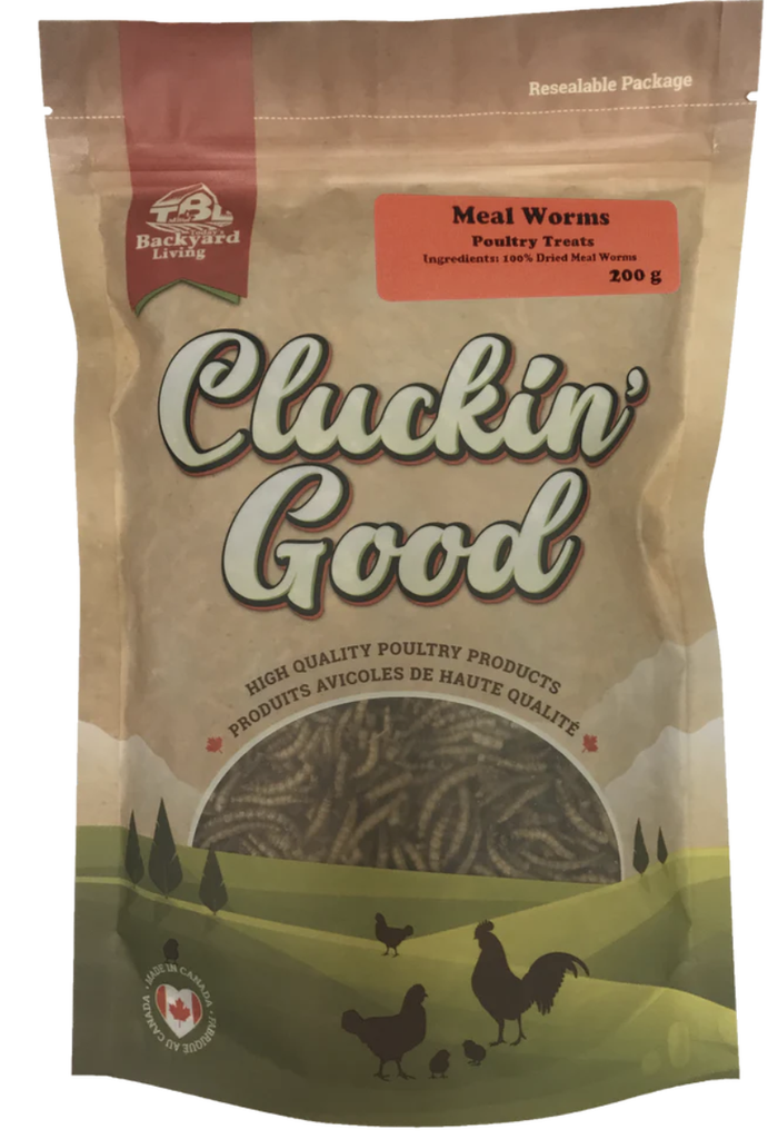 CLUCKIN' GOOD MEALWORMS 750G | MB Country Living